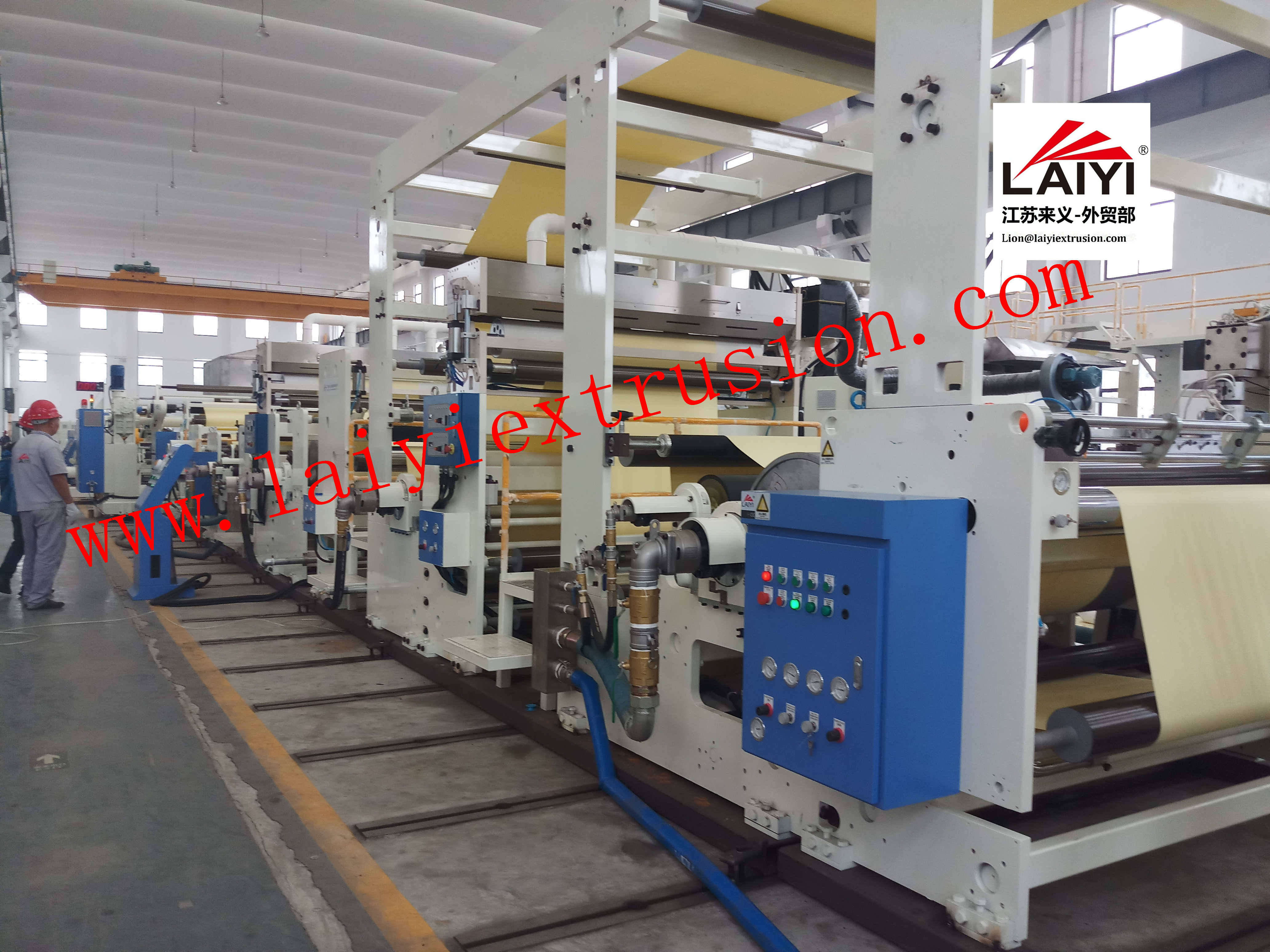 Macchina di rivestimento della carta dell'estrusione del PE del film ...